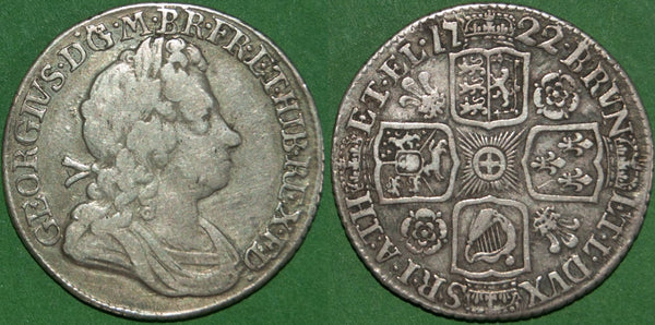 George I 1722 Shilling - RP Coins