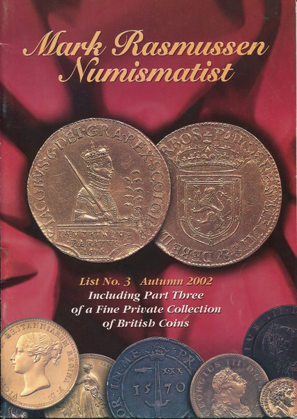 Mark Rasmussen List 3, Autumn 2002 - RP Coins